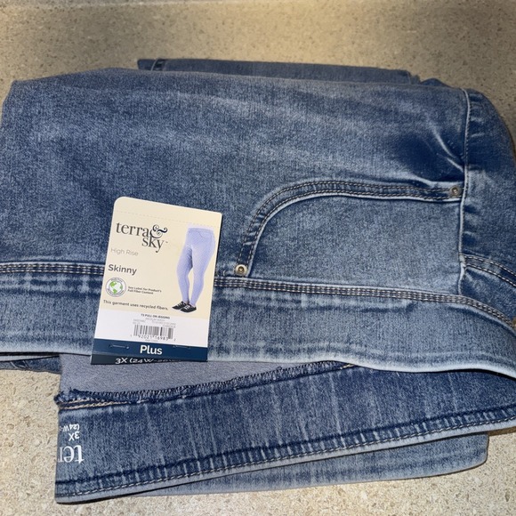 Terra & Sky | Pants & Jumpsuits | Terra Sky Size 3xl 24 High Rise ...